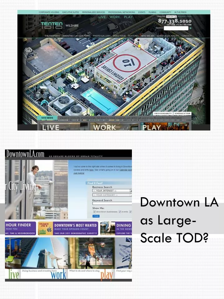 PPT - Downtown LA as Large-Scale TOD? PowerPoint Presentation, free ...