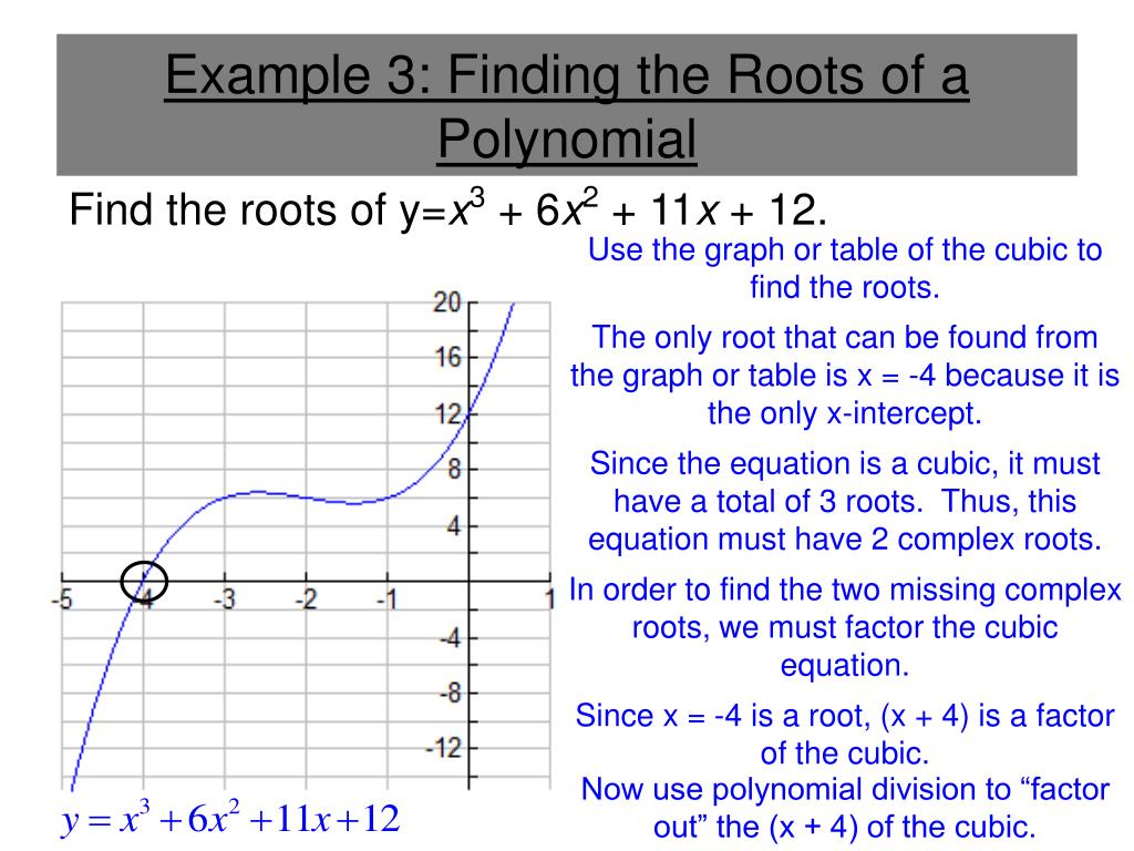 Ppt Finding The Roots Of A Polynomial Powerpoint Presentation Free