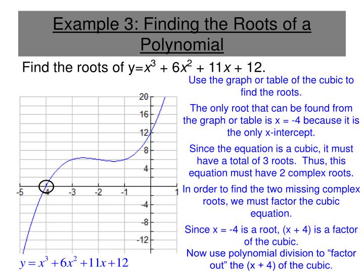 PPT - Finding the Roots of a Polynomial PowerPoint Presentation - ID ...