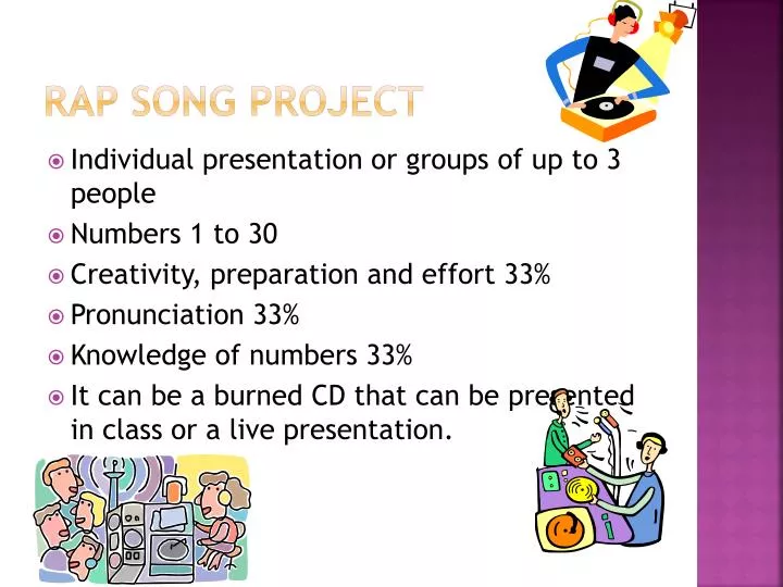 PPT - Rap song project PowerPoint Presentation, free download - ID:2571879