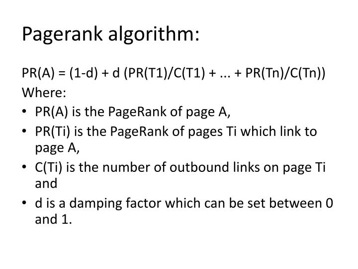 PPT - Page Rank PowerPoint Presentation - ID:2572019