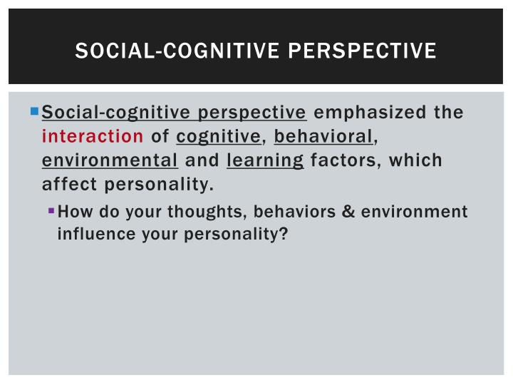 PPT - Social-Cognitive Theories PowerPoint Presentation - ID:2572352