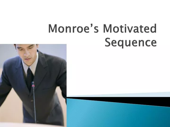 PPT - Monroe’s Motivated Sequence PowerPoint Presentation, free ...