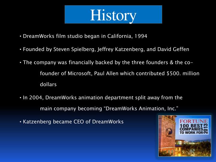 PPT - DREAMWORKS ANIMATION INC. PowerPoint Presentation - ID:2574319