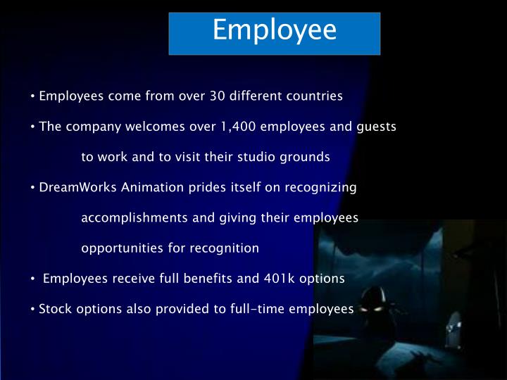 PPT - DREAMWORKS ANIMATION INC. PowerPoint Presentation - ID:2574319