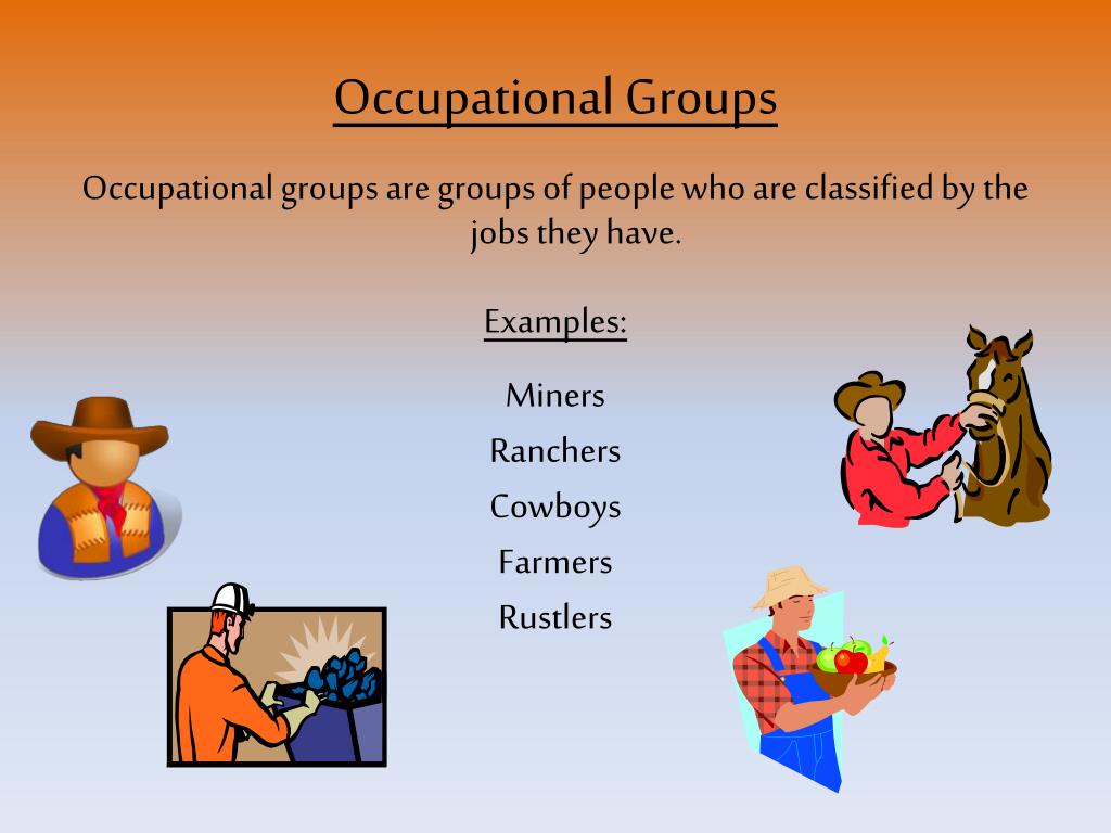 PPT - Westward Expansion Conflict and Cooperation Among Occupational ...