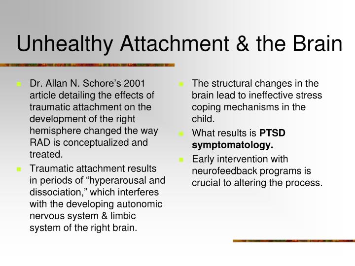 PPT - Reactive Attachment Disorder PowerPoint Presentation - ID:2574588