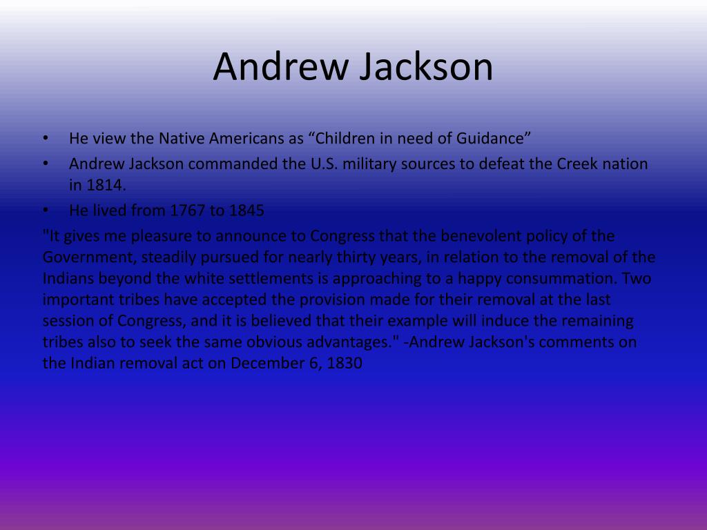 PPT - The Indian Removal Act of 1830 PowerPoint Presentation, free ...