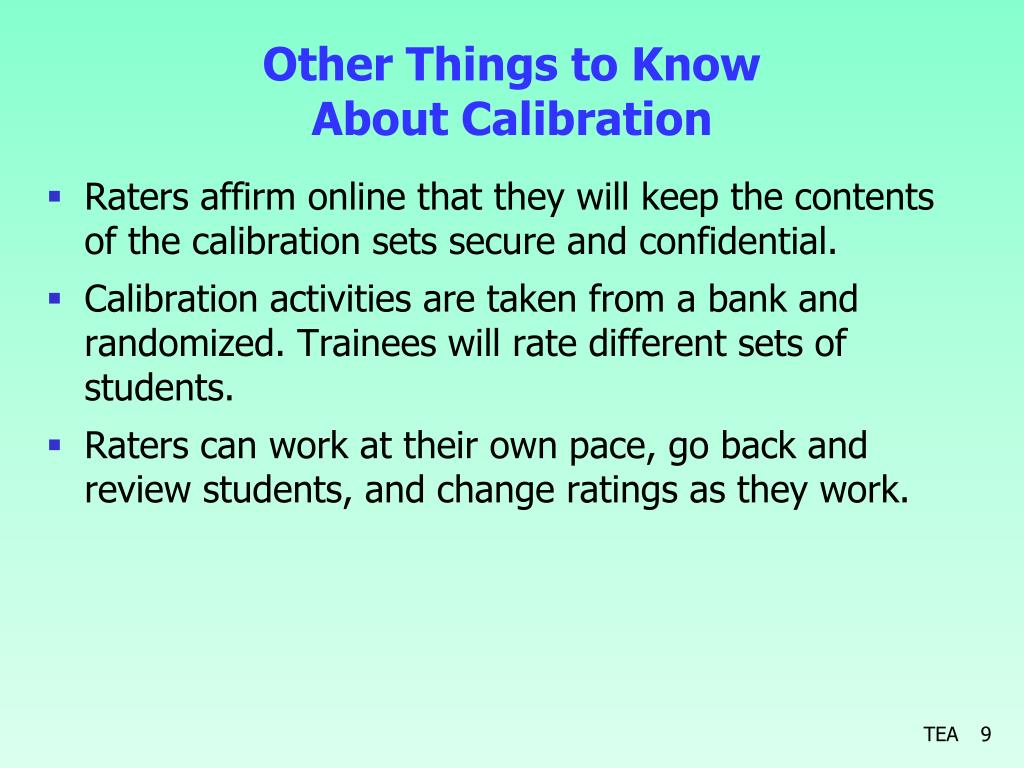 PPT - 2013-2014 Holistic Rating Training Requirements Texas Education ...