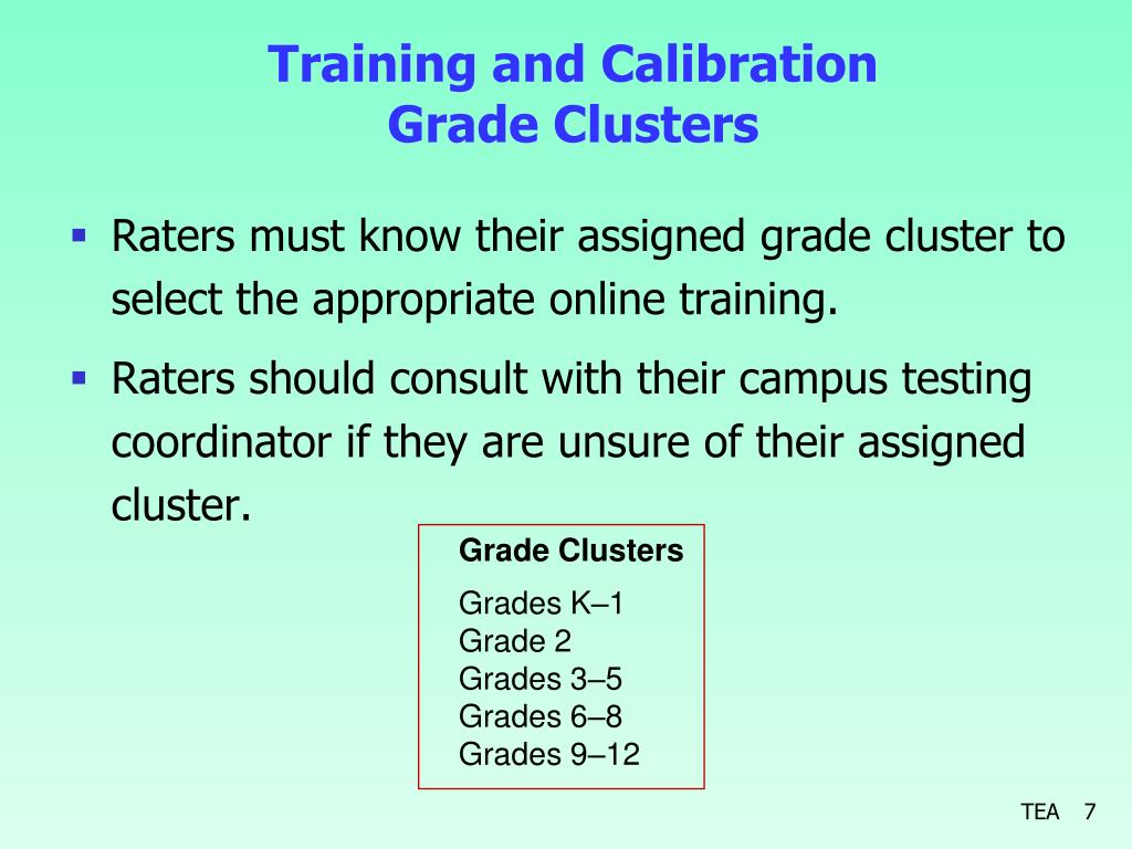 PPT - 2013-2014 Holistic Rating Training Requirements Texas Education ...
