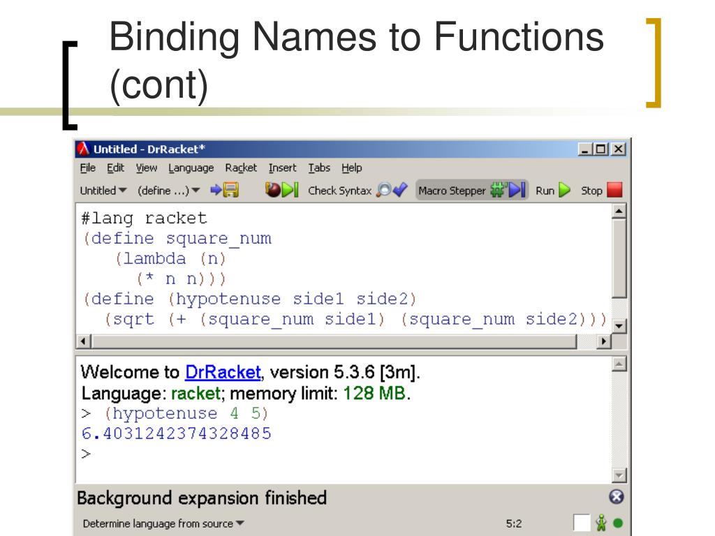Ppt Introduction To Lisp Programming Drracket Powerpoint Presentation Id2574890