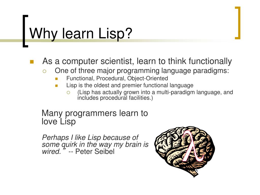Ppt Introduction To Lisp Programming Drracket Powerpoint Presentation Id2574890