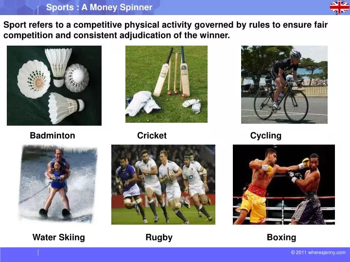 PPT - Sport refers to a competitive physical activity governed by rules ...
