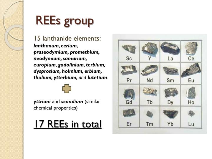 PPT - REEs : Rare Earth Elements PowerPoint Presentation - ID:2575206