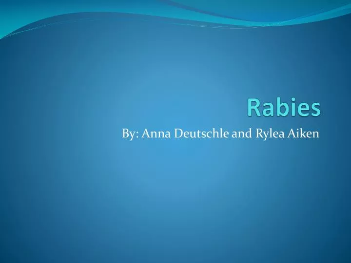 PPT - Rabies PowerPoint Presentation, free download - ID:2575336