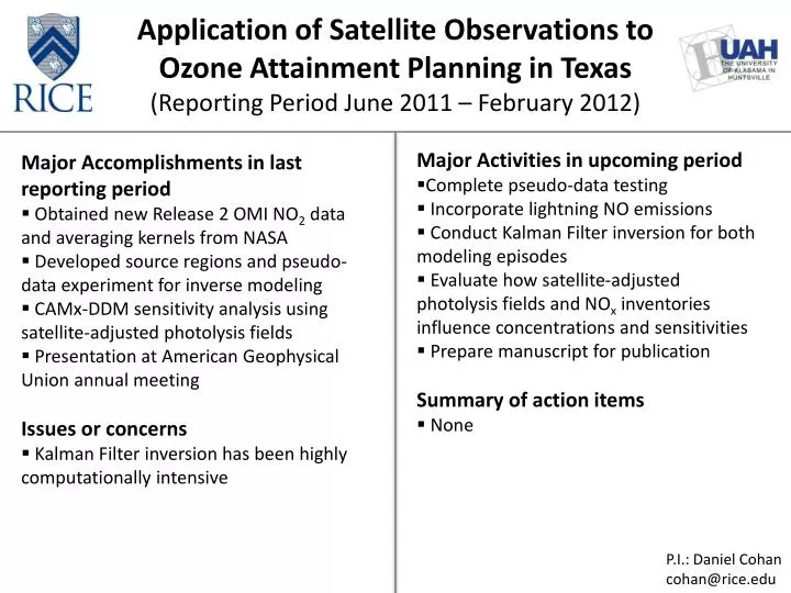 PPT - P.I.: Daniel Cohan cohan@rice PowerPoint Presentation, free ...