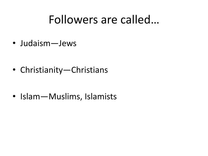 PPT - COMPARISON OF JUDAISM, CHRISTIANITY & ISLAM PowerPoint ...
