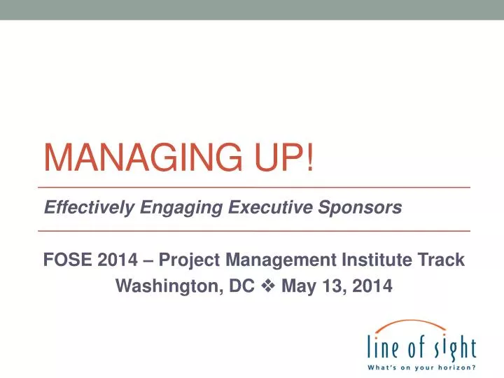 PPT - Managing up! PowerPoint Presentation, free download - ID:2576858