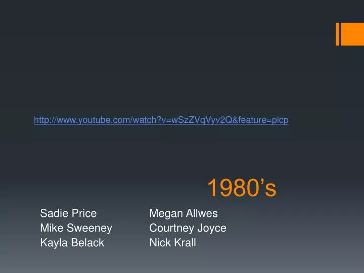 PPT - 1980’s PowerPoint Presentation, free download - ID:2576861
