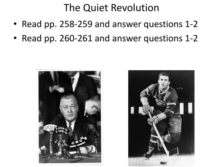 PPT - The Quiet Revolution PowerPoint Presentation, free download - ID ...