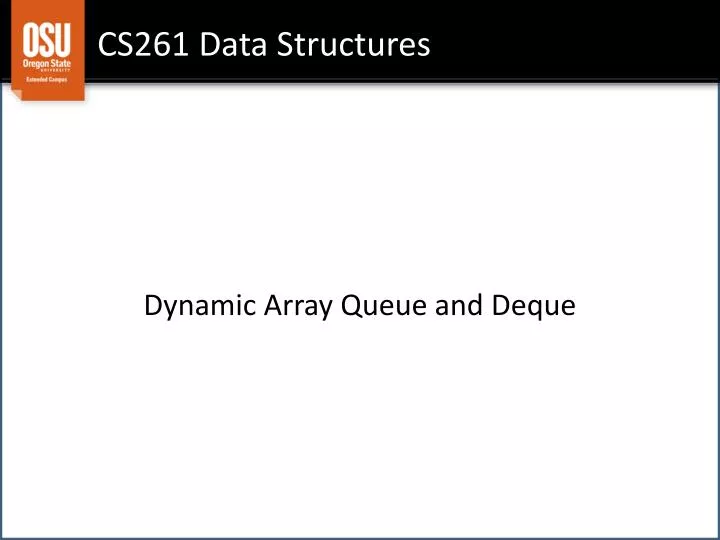 PPT - CS261 Data Structures PowerPoint Presentation, free download - ID ...