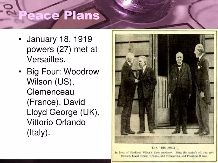 PPT - Peace Plans PowerPoint Presentation, free download - ID:2577372