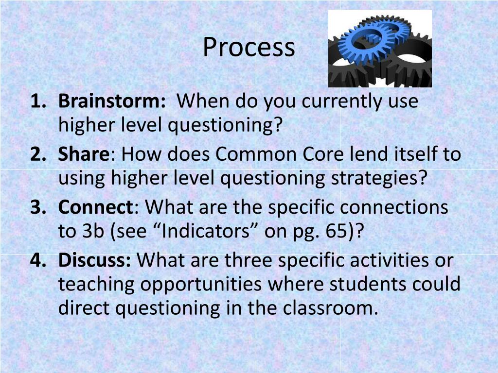 Ppt Danielson Framework For Teaching Component 3b Using Questioning