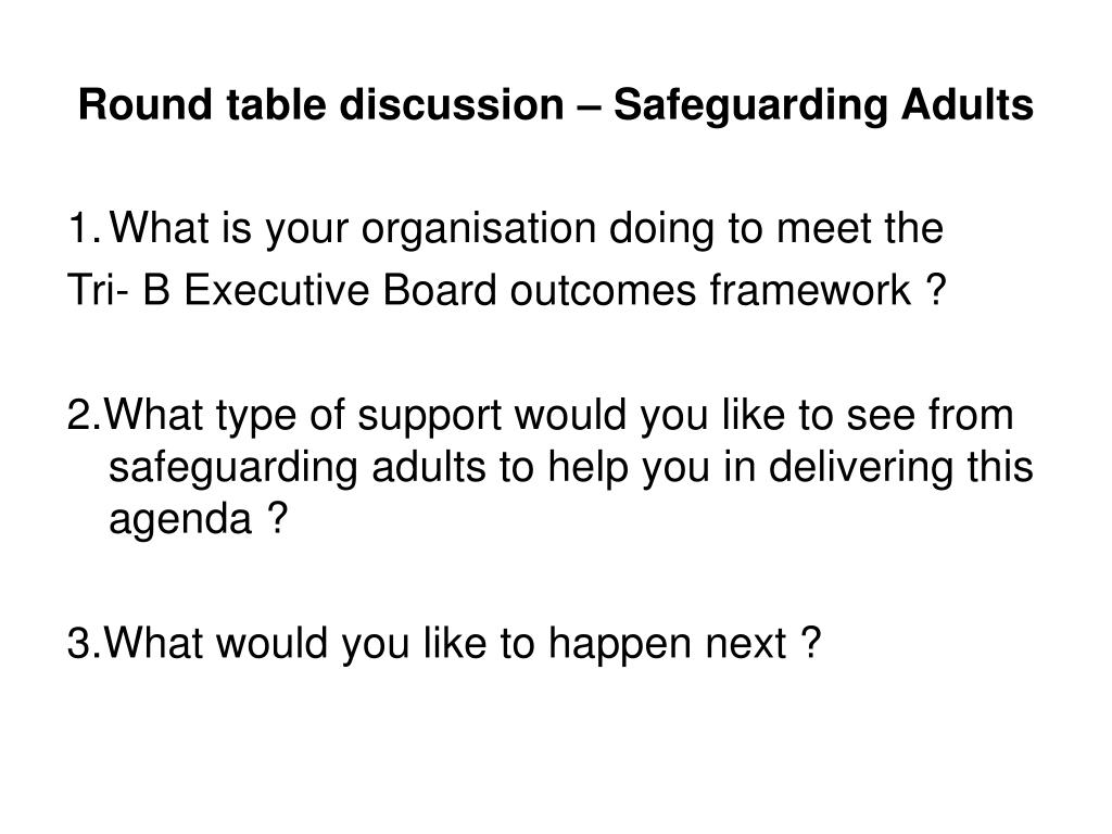 PPT - Tri-borough Safeguarding Adults Executive Board Outcomes ...