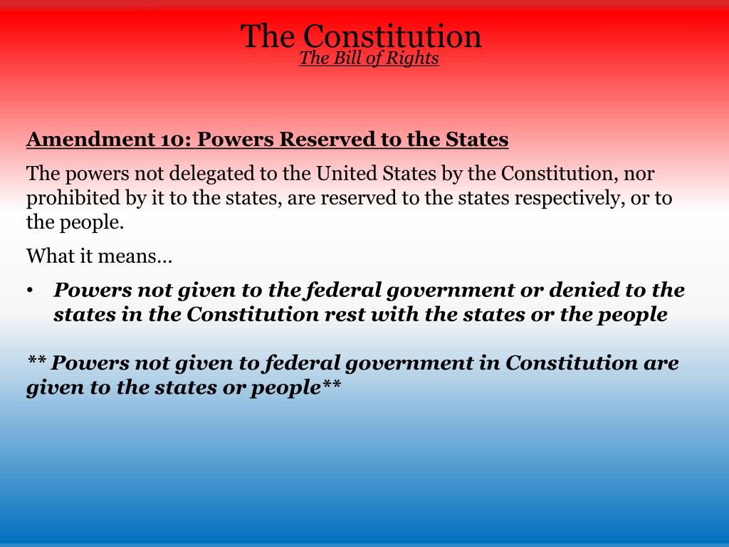 PPT - 7 th Grade Government and Civics The Bill of Rights PowerPoint ...