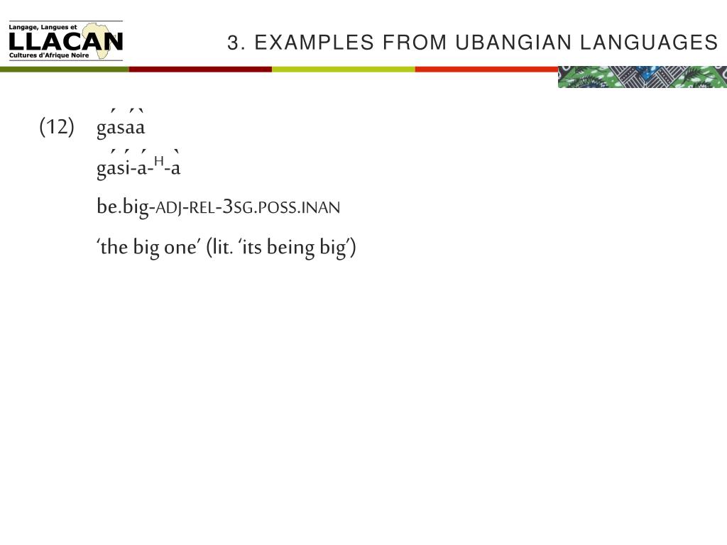 PPT - WOCAL 7 – Buea The origin and spread of possessee -like ...