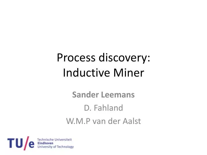 Ppt Process Discovery Inductive Miner Powerpoint Presentation Free 2150