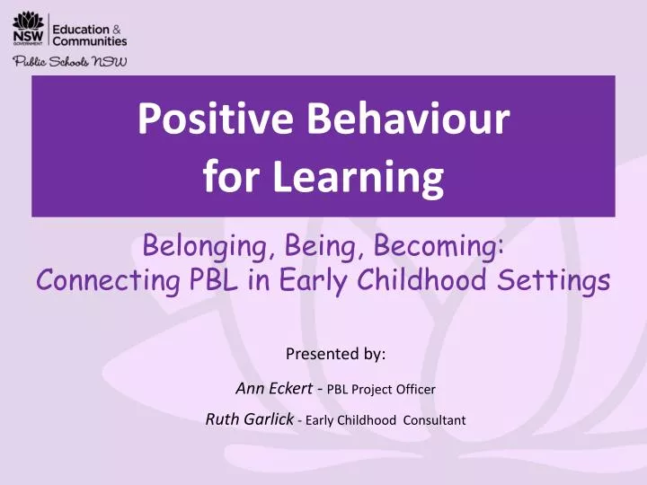 PPT - Positive Behaviour for Learning PowerPoint Presentation, free ...