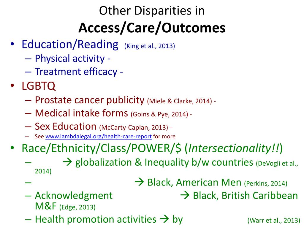 Ppt Hea Lth Disparities By Sex Powerpoint Presentation Free Download