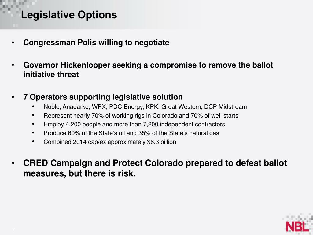 PPT - Energy Summit Chad Calvert, manager government relations Western ...