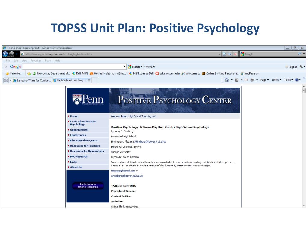 PPT - TEACHING ABOUT HAPPINESS: THE SCIENCE, THE PHILOSOPHY AND THE ...