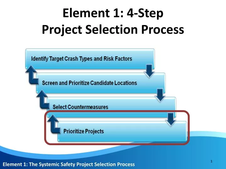 PPT - Element 1: 4-Step Project Selection Process PowerPoint ...