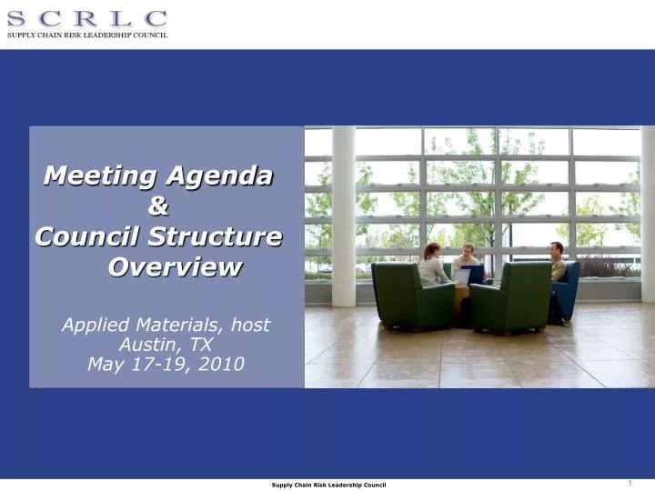 PPT - Meeting Agenda & Council Structure Overview PowerPoint ...
