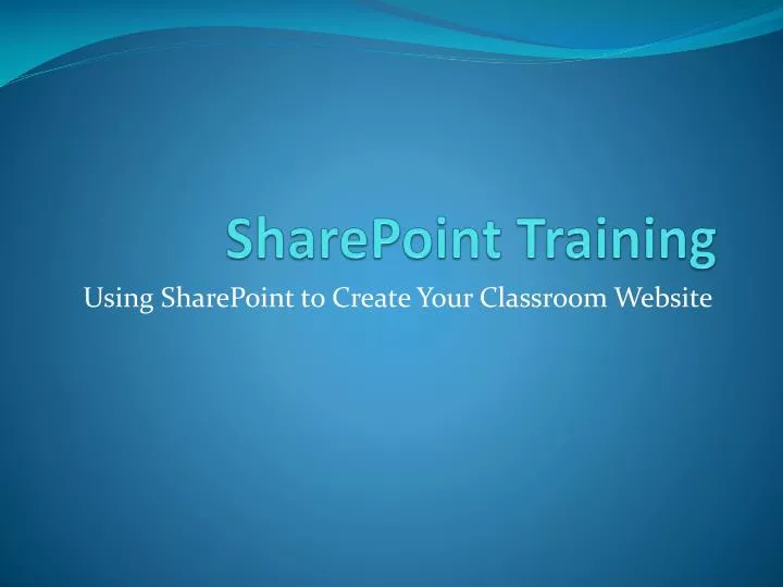 PPT - SharePoint Training PowerPoint Presentation, free download - ID ...