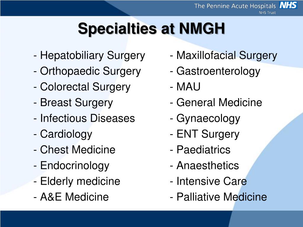 PPT - The Pennine Acute Hospitals NHS Trust PowerPoint Presentation ...