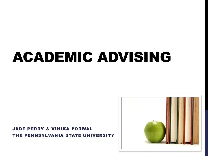 PPT - Academic advising PowerPoint Presentation, free download - ID:2582374