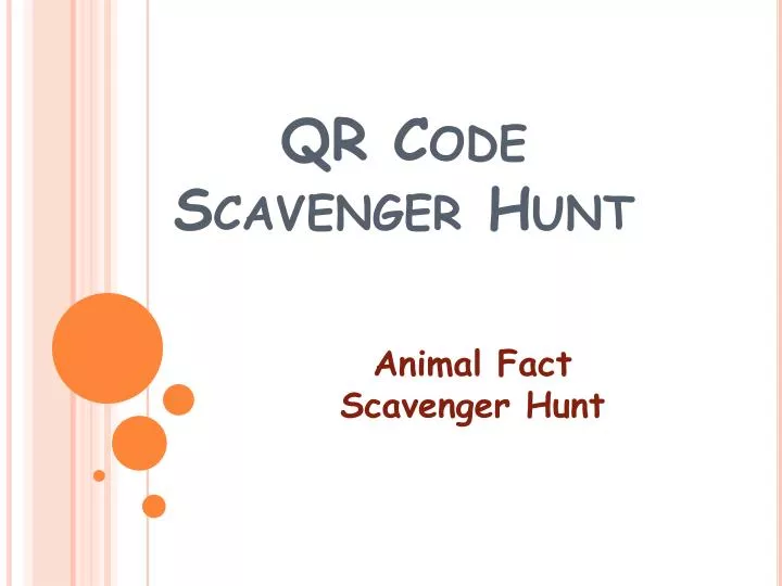Ppt Qr Code Scavenger Hunt Powerpoint Presentation Free Download Id2583812