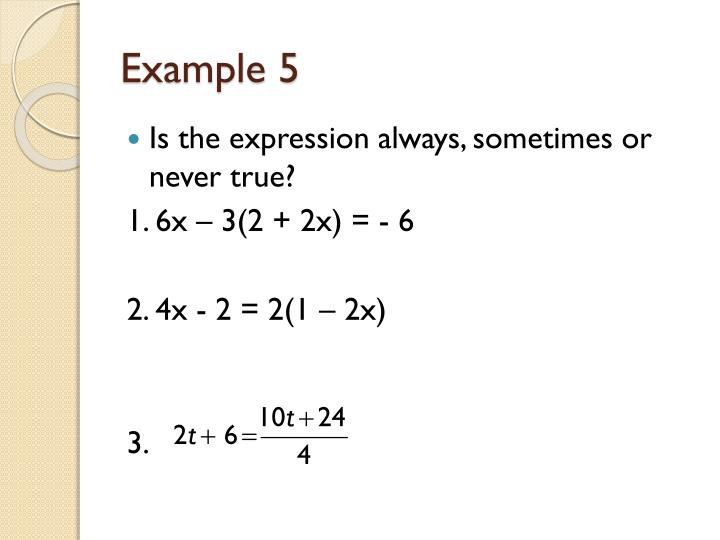 PPT - 1 – 4 Solving Equations Example 1 PowerPoint Presentation - ID ...