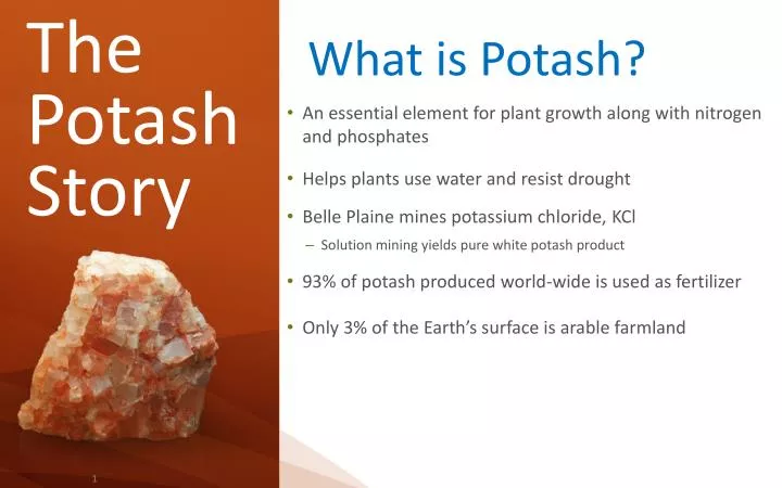 PPT - The Potash Story PowerPoint Presentation, free download - ID:2584685