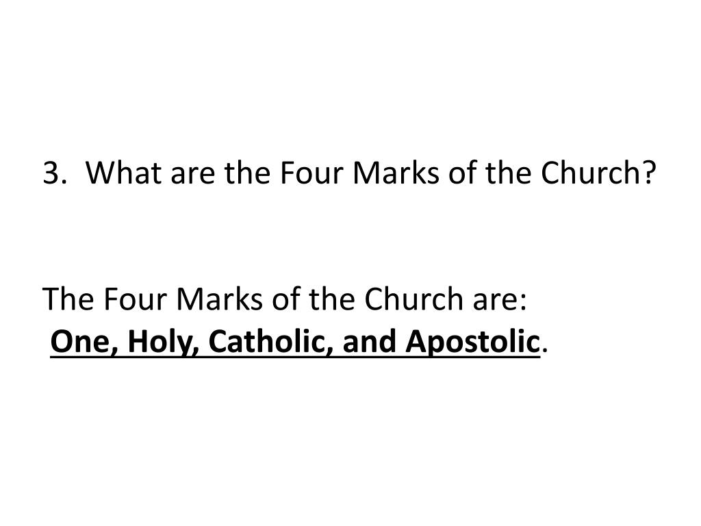 PPT - The One True Church Established by Jesus Christ: Understanding ...