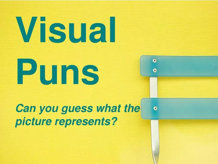 Visual Puns Examples