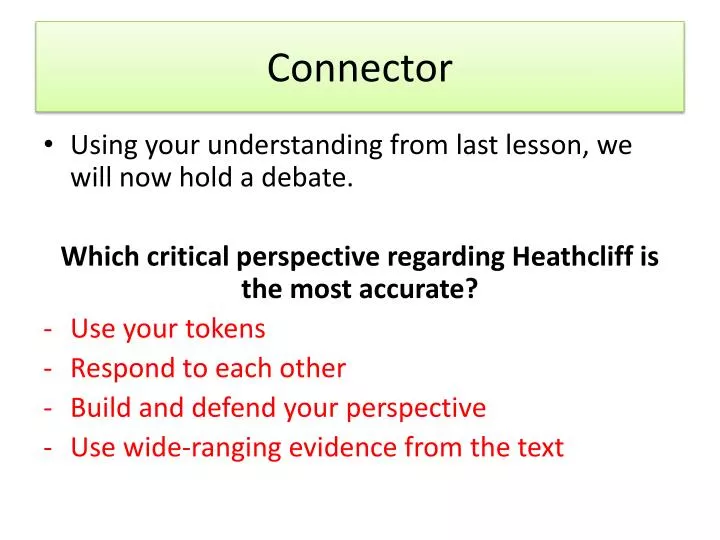 PPT - Connector PowerPoint Presentation, free download - ID:2585335