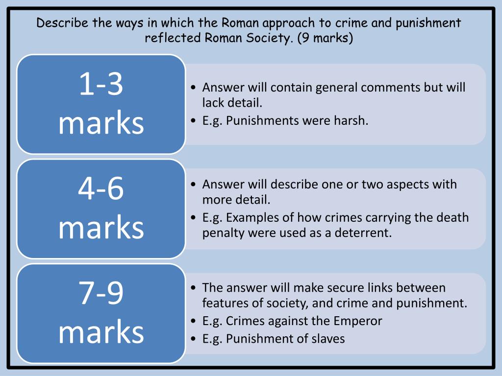 PPT - How far did Roman punishments reflect Roman society? PowerPoint ...