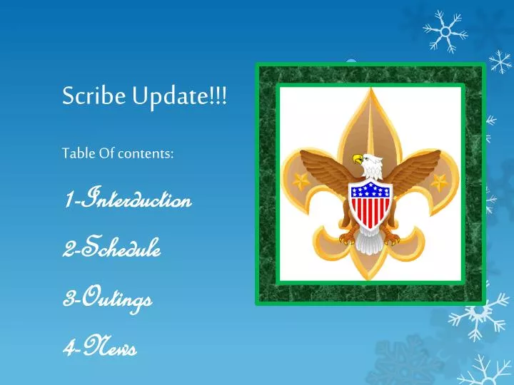 PPT - Scribe Update!!! PowerPoint Presentation, free download - ID:2586093