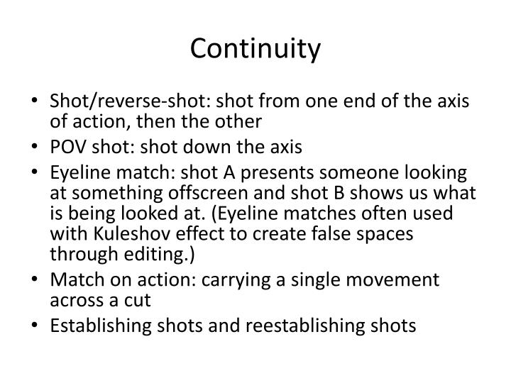 PPT - Film Editing PowerPoint Presentation - ID:2587469