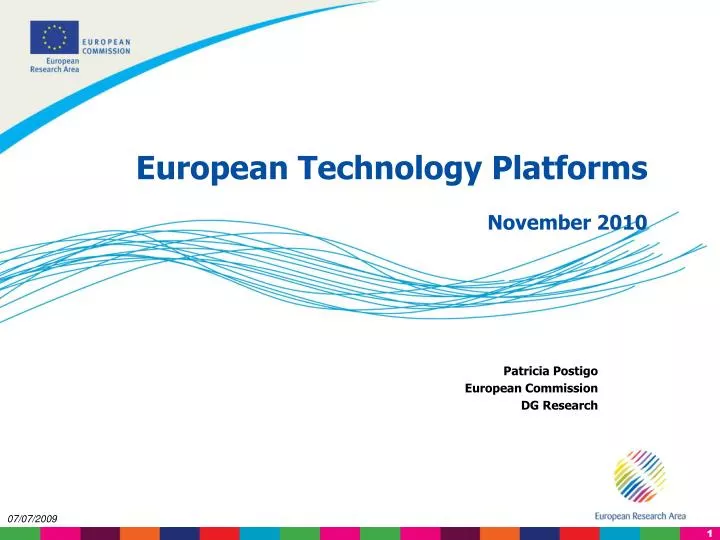 PPT - European Technology Platforms November 2010 PowerPoint ...